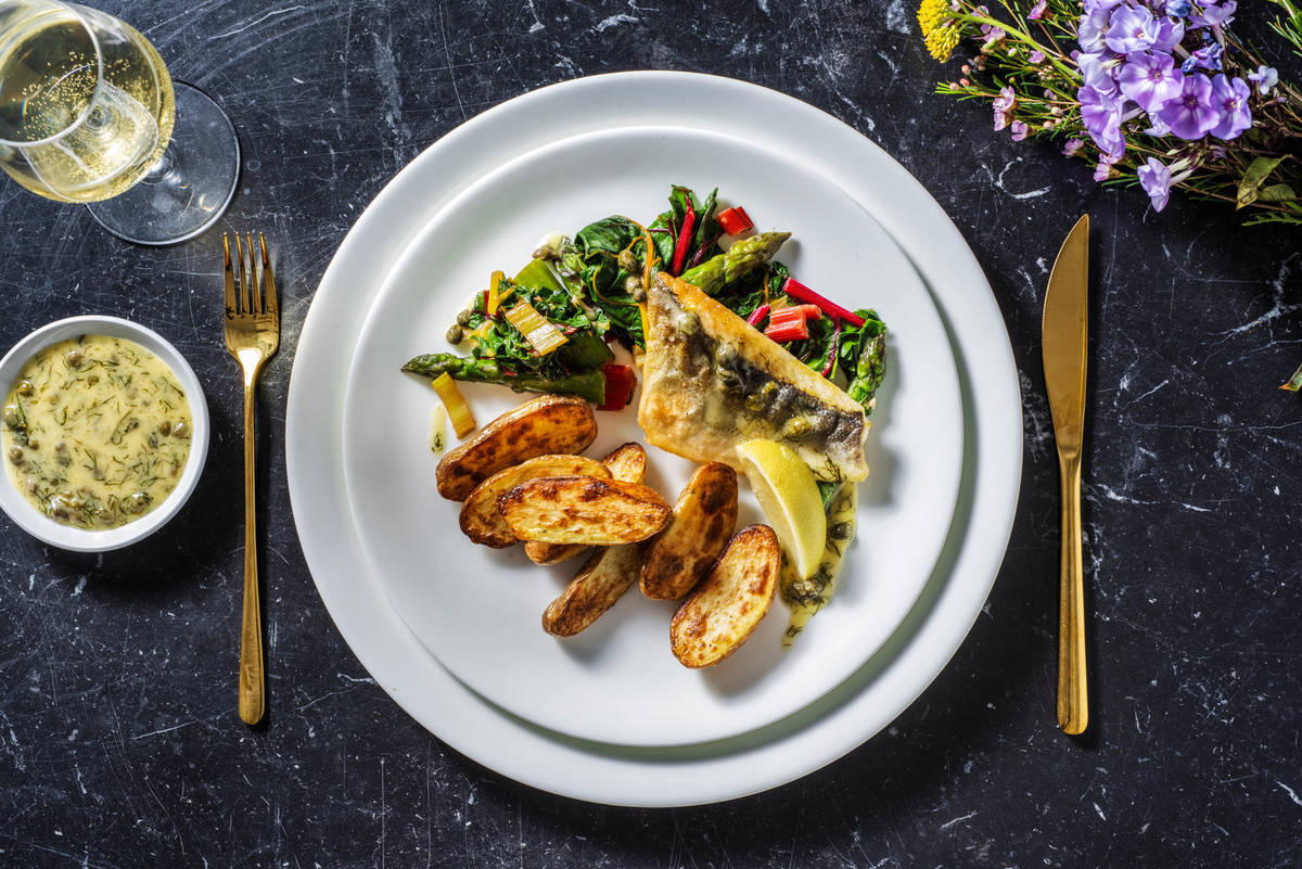 Sea Bream and Lemon-Caper Butter Sauce Recipe | HelloFresh