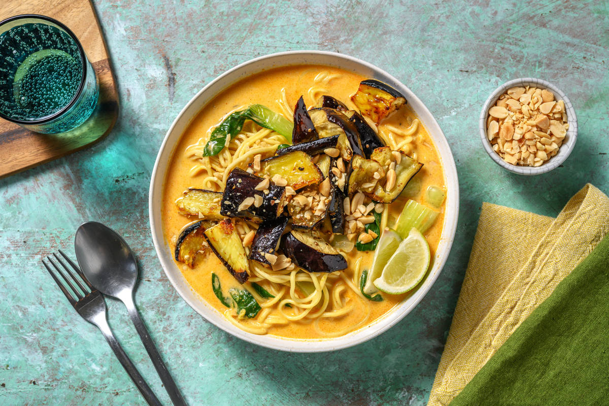 Thai Red Coconut Noodle Soup Recipe | HelloFresh