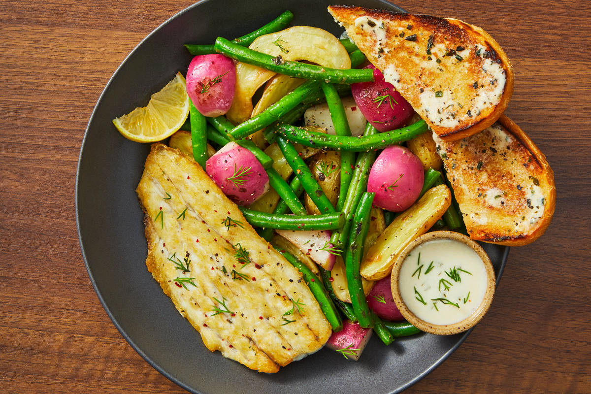 Barramundi with Lemon-Dill Sauce Recipe | HelloFresh