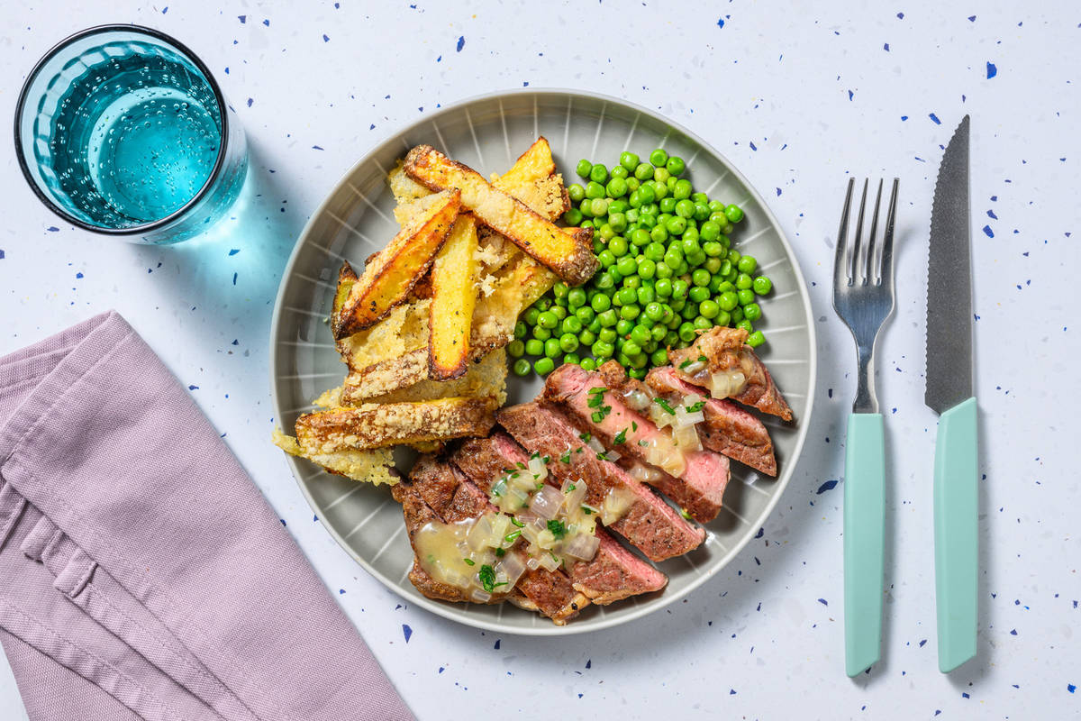 Rump Steak and Garlic Butter Sauce Recipe | HelloFresh