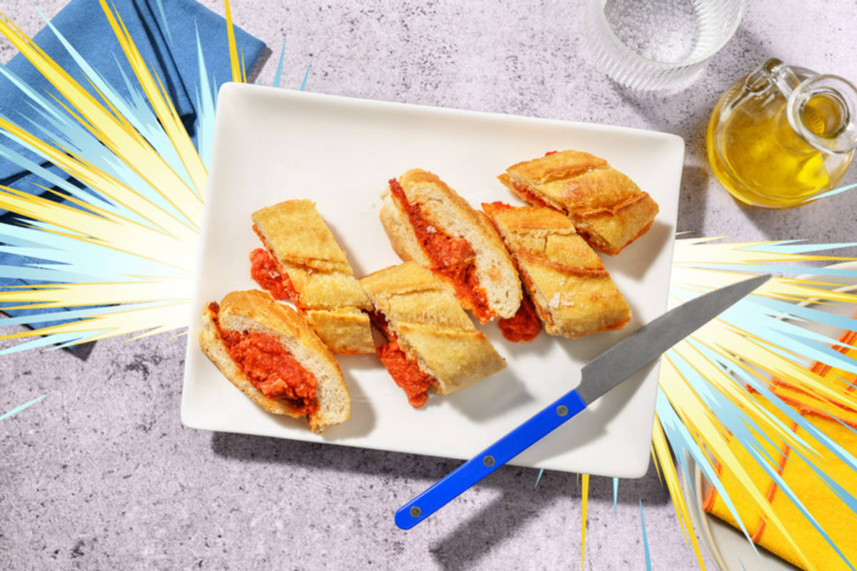 Bouchées doubles : préfou tomaté au chorizo Recette | HelloFresh