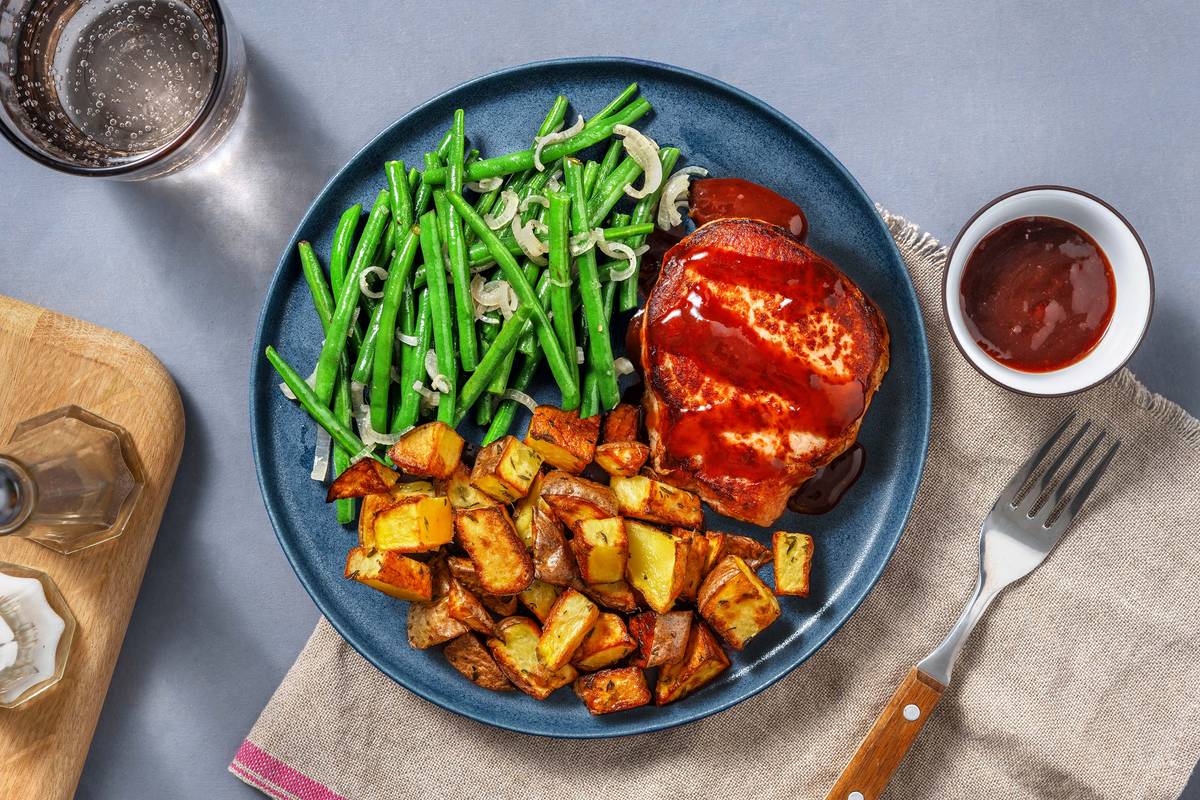 Varkensoester met aardbei-balsamicosaus Recept | HelloFresh