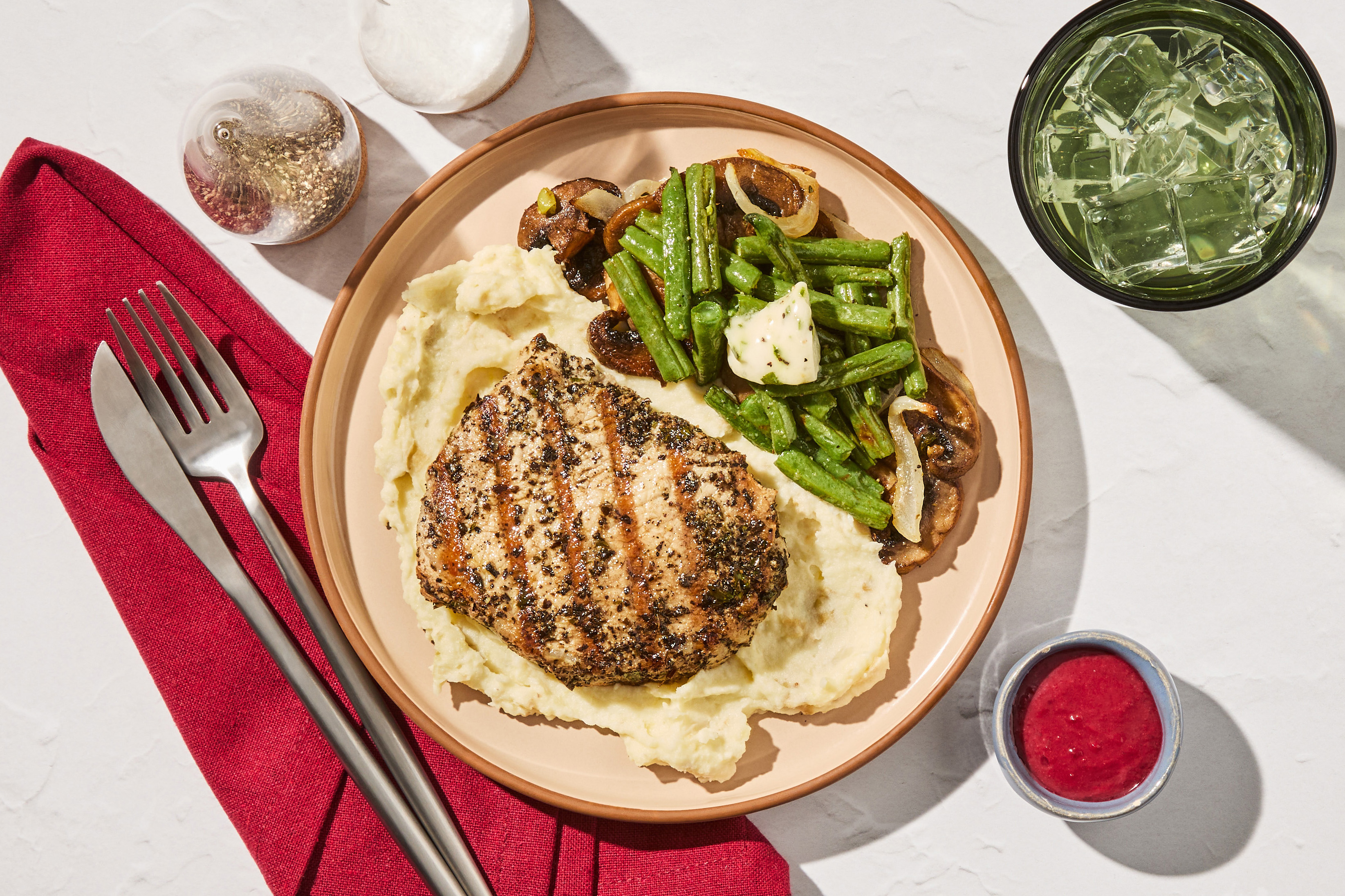 Cherry Jam Pork Chop Recipe | HelloFresh