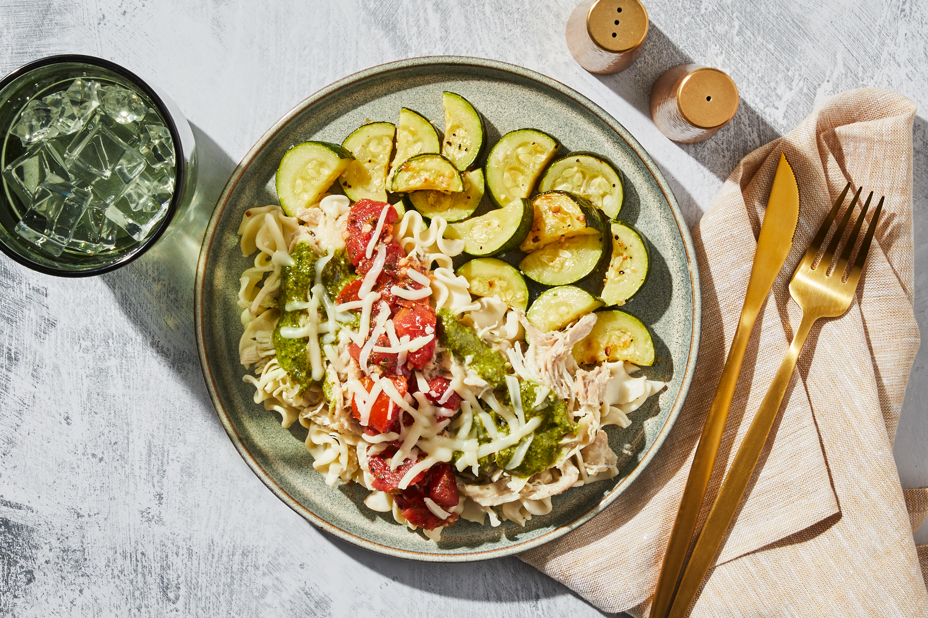 Pesto Chicken Thigh Lasagnette Recipe | HelloFresh