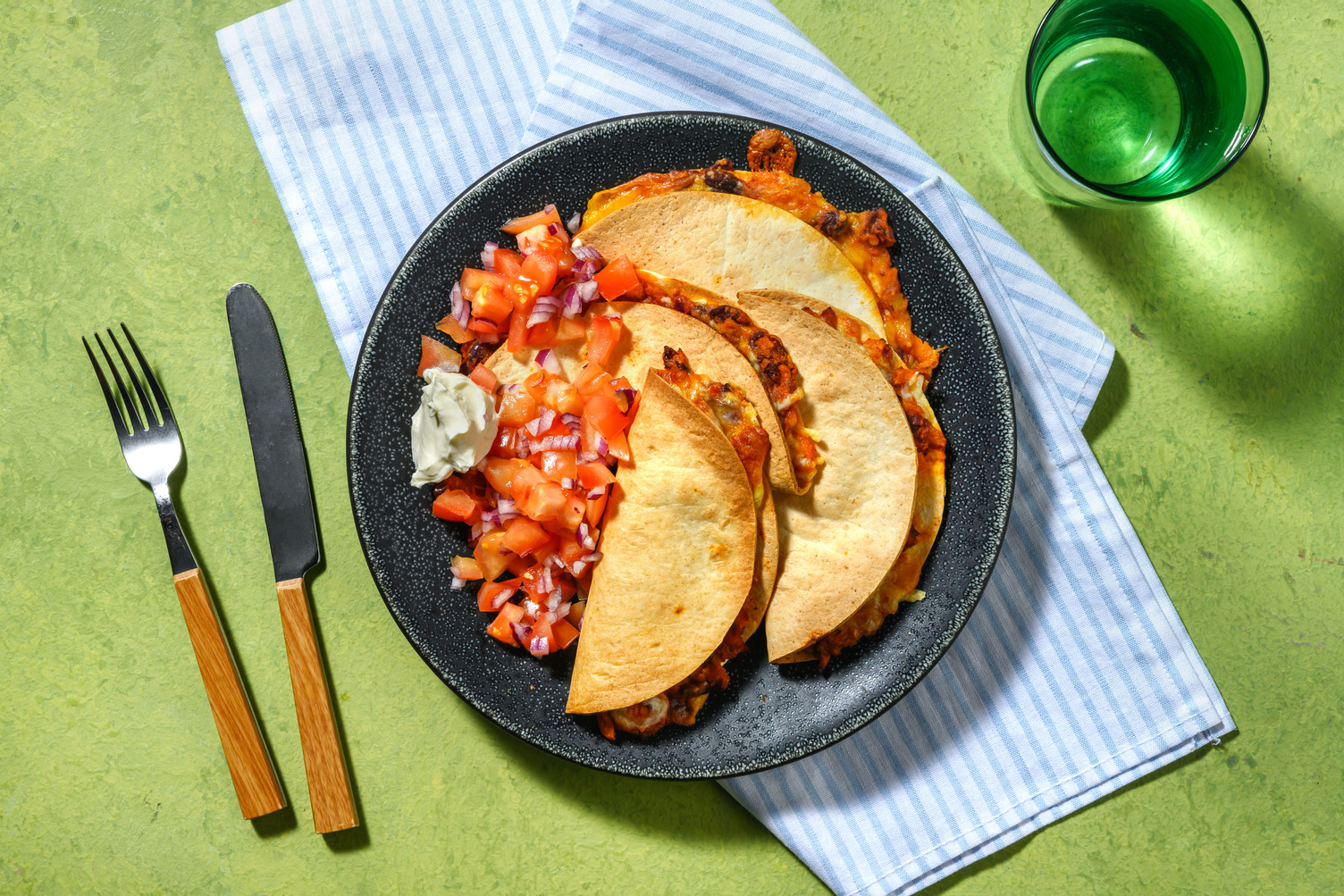 chipotle quesadilla hellofresh