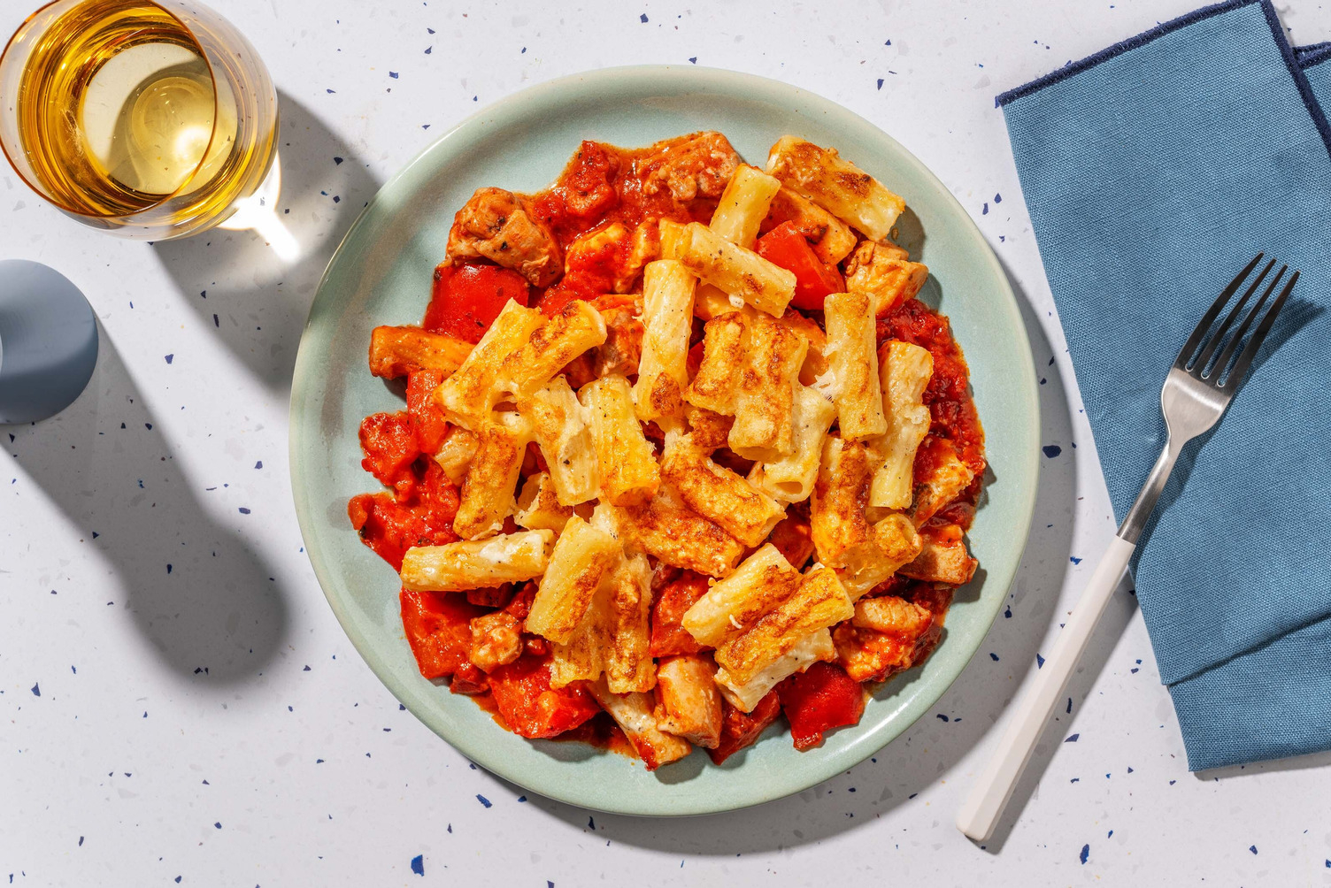 Layered Creamy Chicken Pasta Bake Recipe | HelloFresh