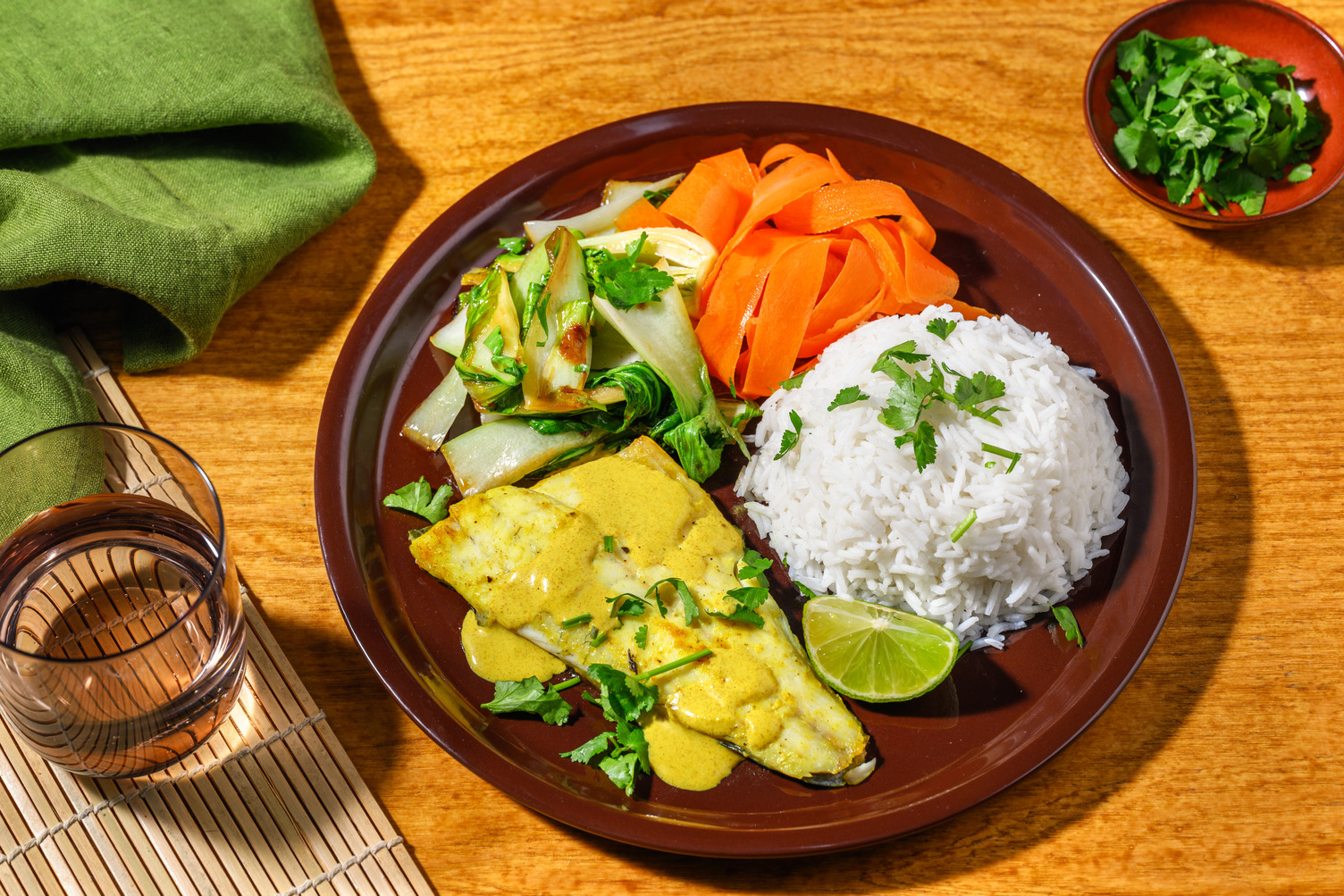 Cambodian Inspired Cod Amok Parcel Recipe | HelloFresh