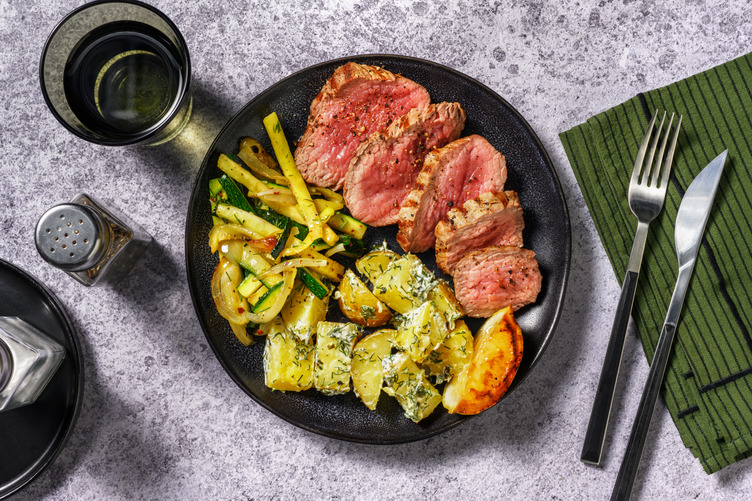 Haloumi & Dill-Parsley Potatoes Recipe | HelloFresh