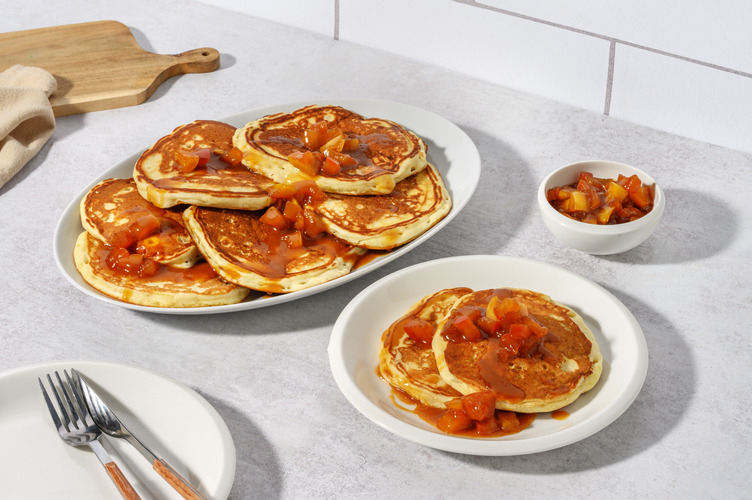 Pause Ski : Pancakes banane & caramel aux pommes Recette | HelloFresh