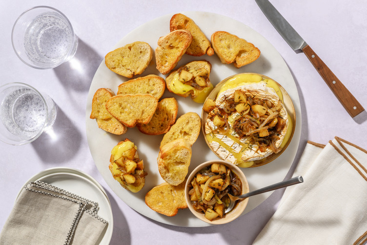 Le slam dunk des apéros : camembert rôti Recette | HelloFresh