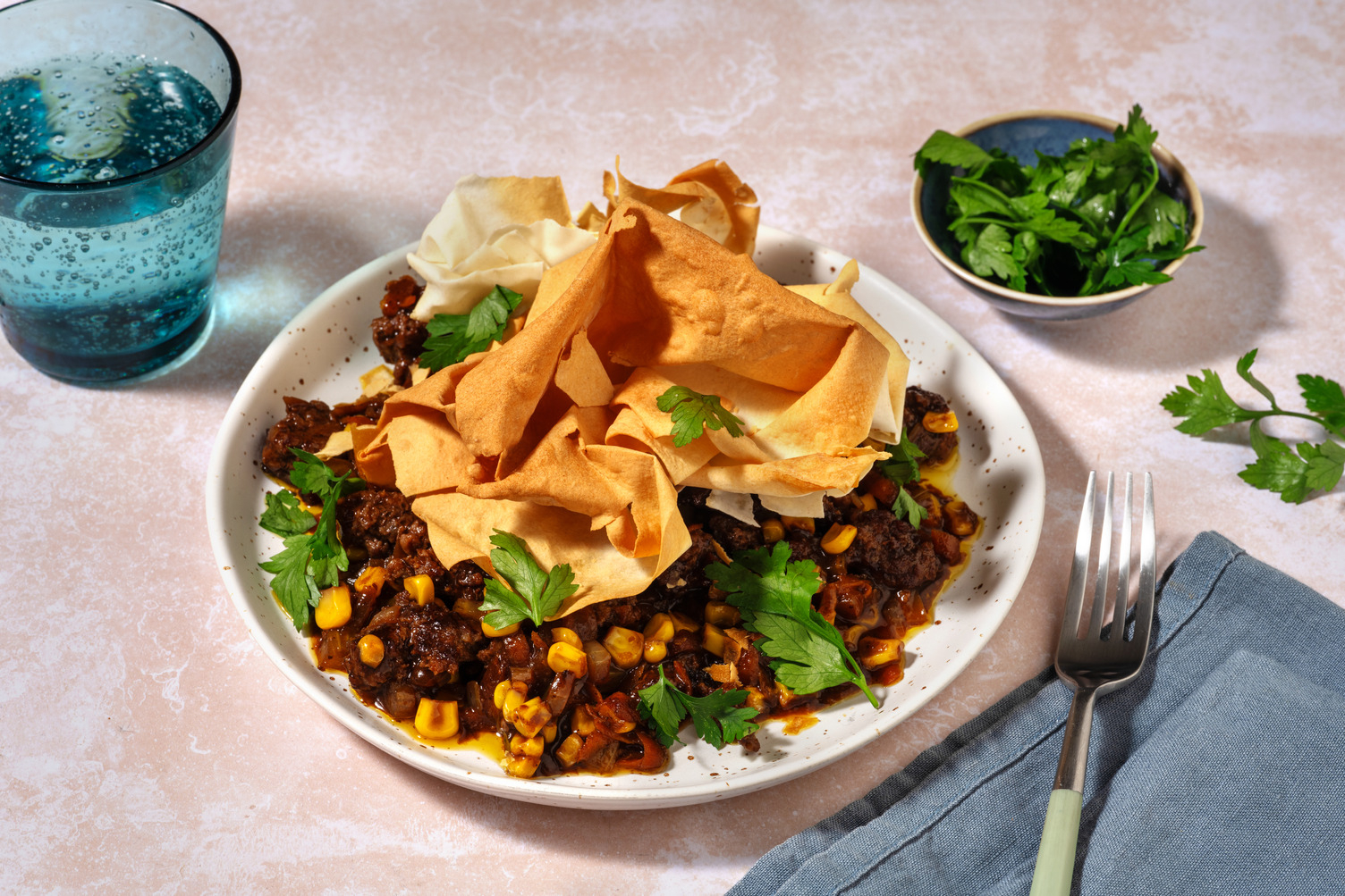 Double BBQ Beef & Veggie Filo Pie Recipe | HelloFresh