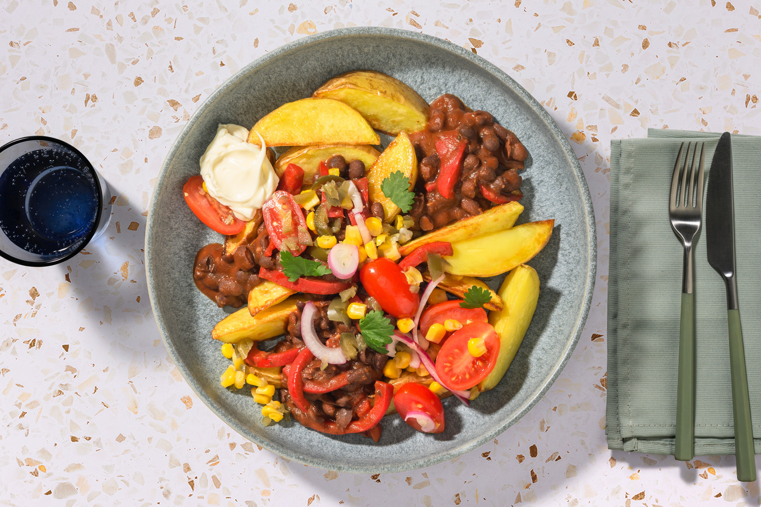 Stacked Mexican Beef, Bean & Veggie Wedges Recipe | HelloFresh