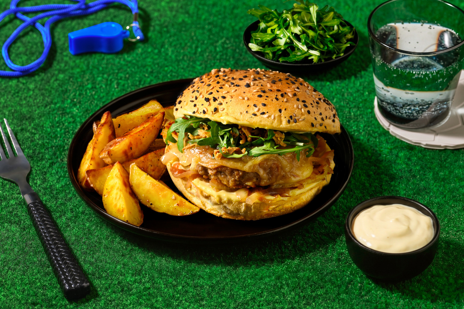 L'Arena Burger : cantal AOP & potatoes Recette | HelloFresh