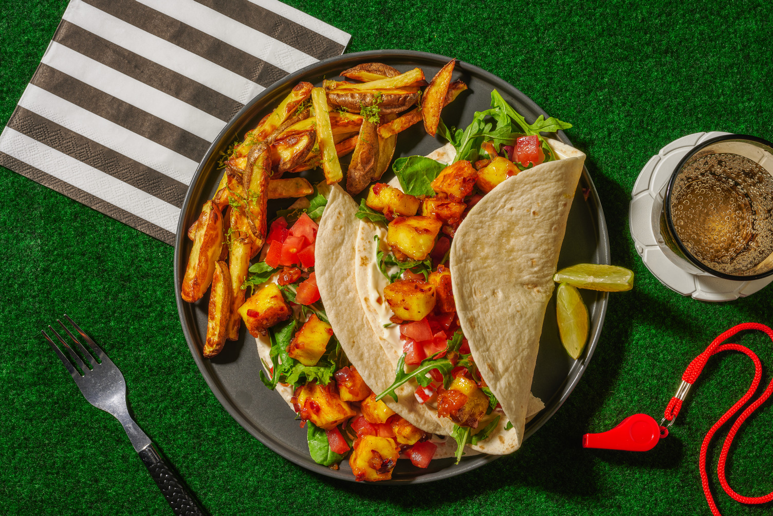 Sticky Spiced Mango Glazed Chicken Tacos Recipe | HelloFresh