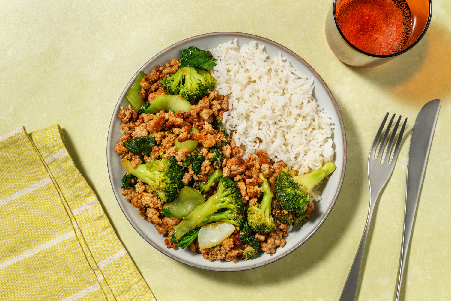 Asian Pork & Green Veg Stir-Fry Recipe | HelloFresh