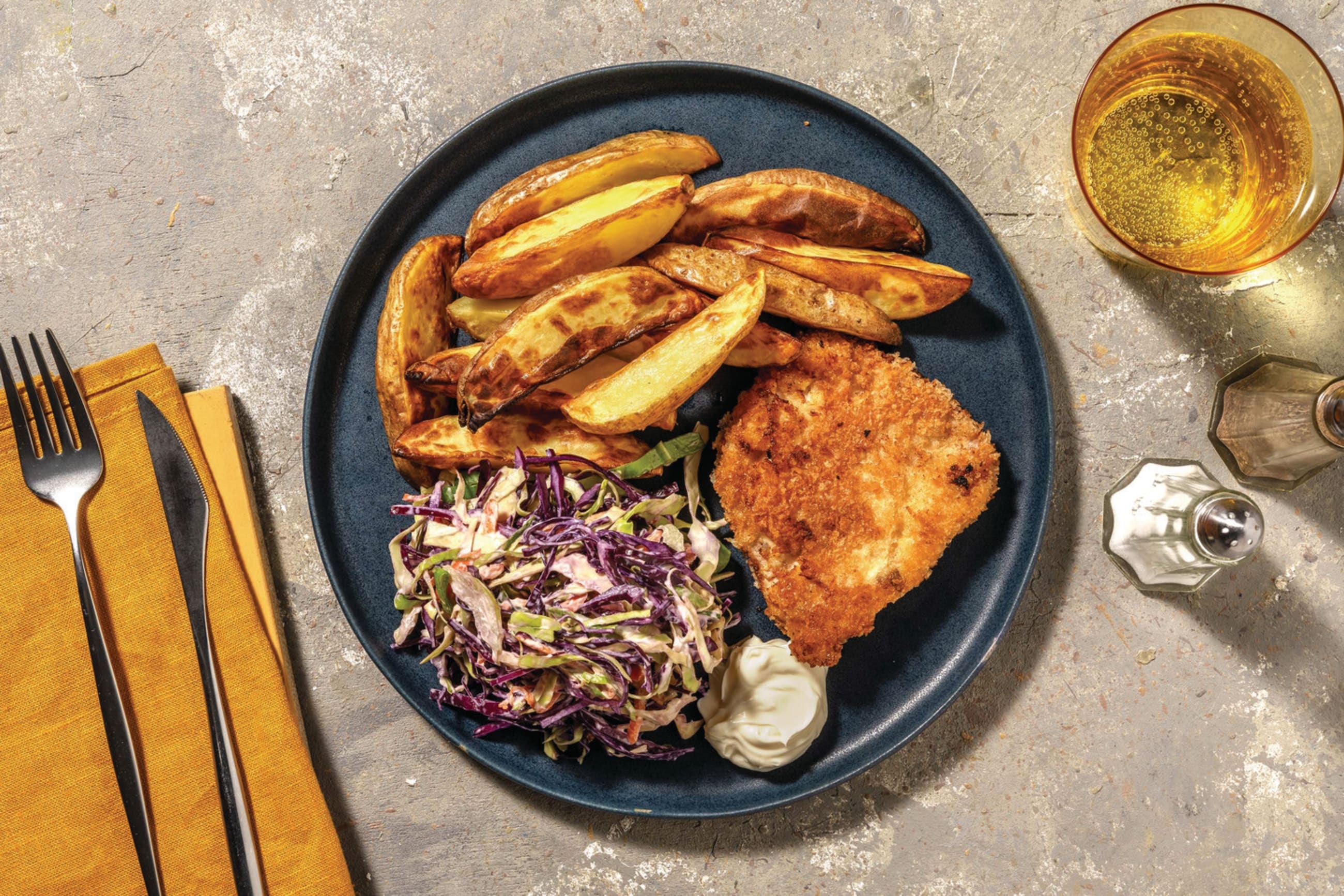American-Style Crumbed Halloumi Recipe | HelloFresh