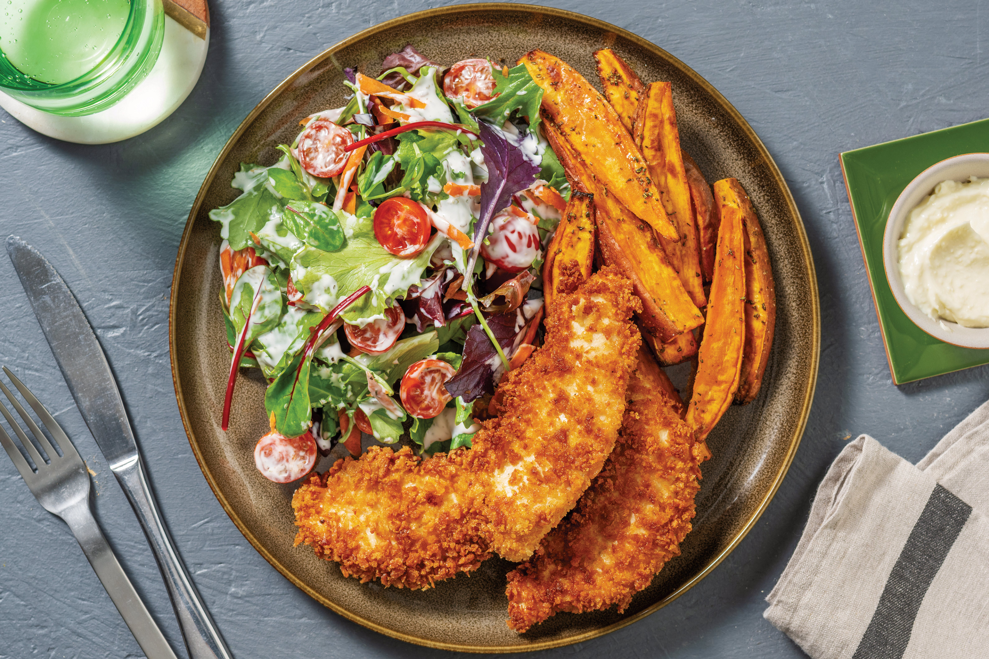 Crumbed Chicken Dippers Recipe | HelloFresh