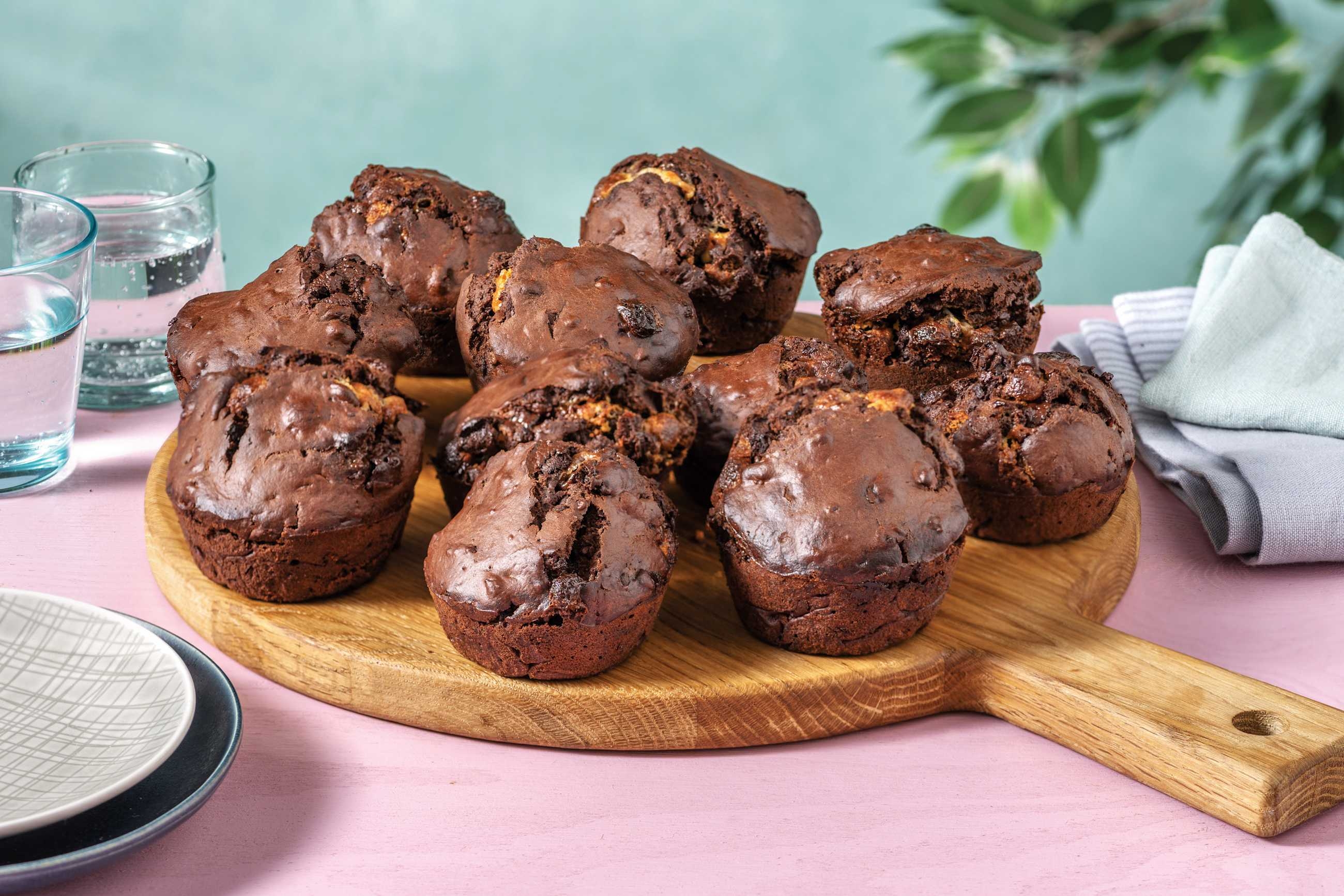 Double Choc Muffins Recipe | HelloFresh