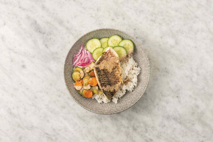 Japanese-Style Barramundi Bowl Recipe | HelloFresh