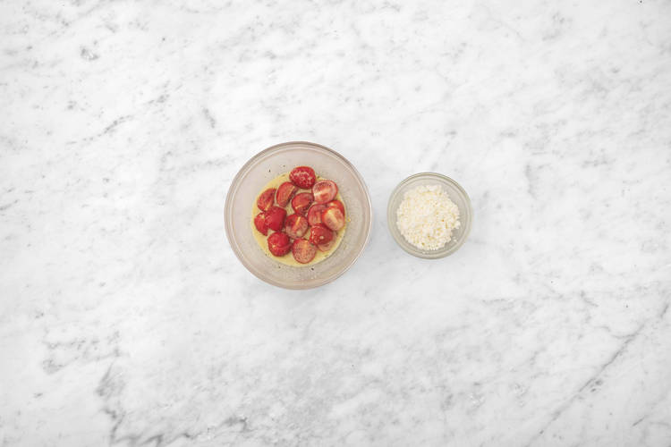 Greek Style Cheese & Tomato Speedy Side Salad Recipe | HelloFresh
