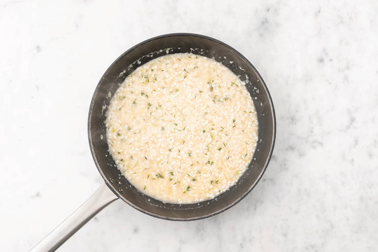 Red Pesto, Plant-Based Mince & Veggie Risotto Recipe | HelloFresh