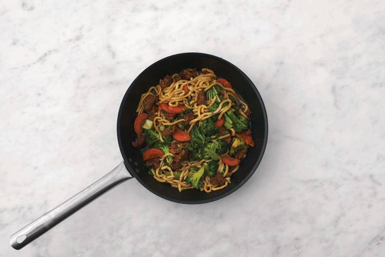 Sticky Chinese-Style Pork Noodles Recipe | HelloFresh