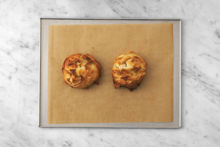 Rustic Herby Pork Filo Snail Recipe | HelloFresh