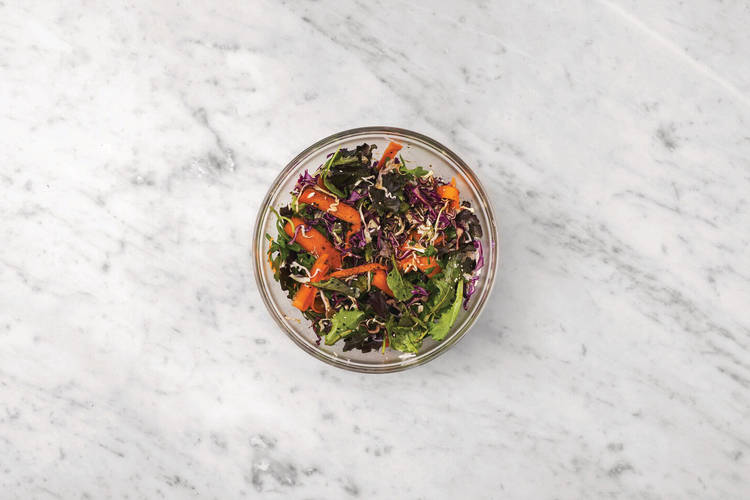 Prawn Dumplings & Japanese-Style Salad Recipe | HelloFresh