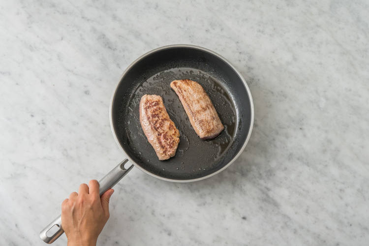 Pan-Seared Lamb Steak and Homemade Salsa Verde Recipe | HelloFresh